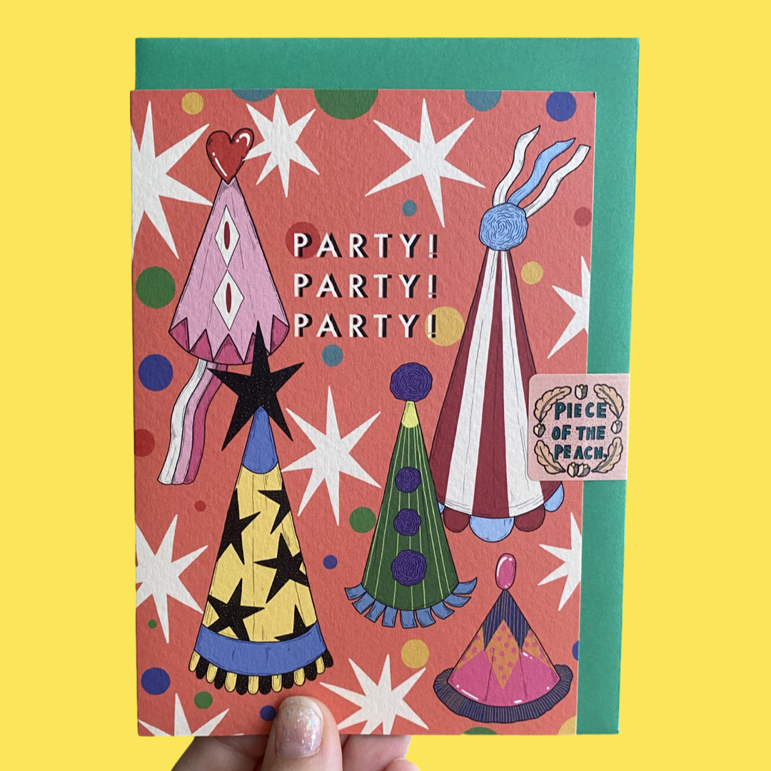 Party Party Party Greeting Card – Cissy Wears