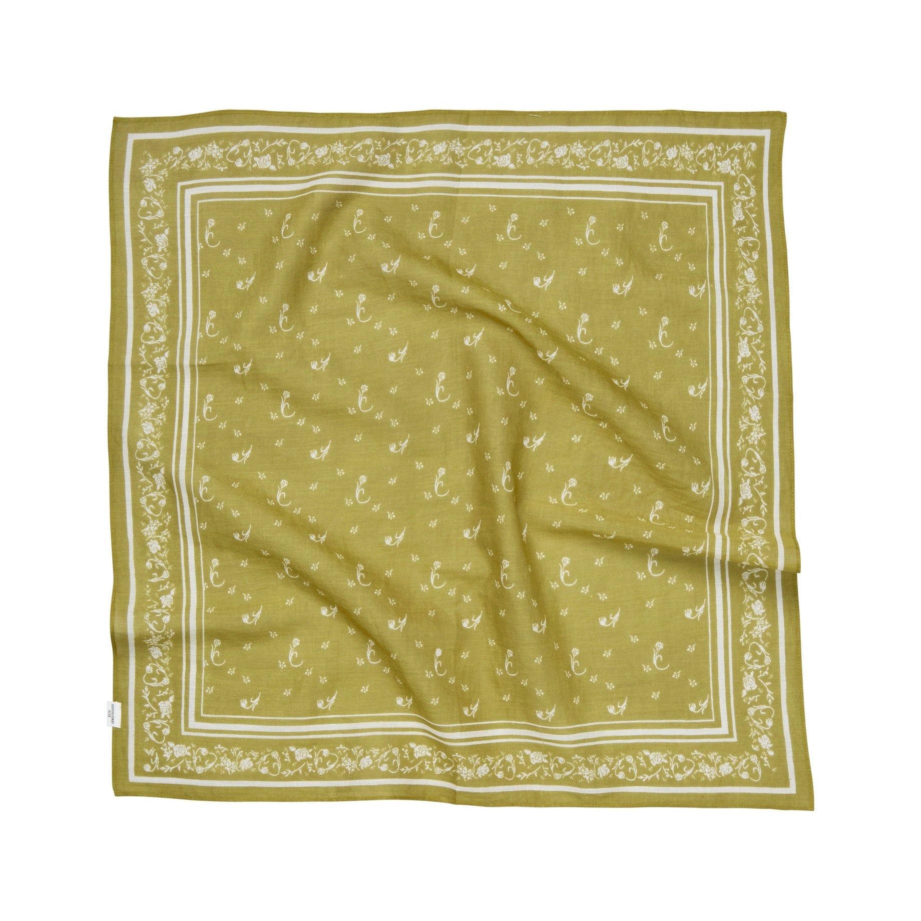Becksöndergaard Khaki Green Tulipa Cotta Scarf – Cissy Wears