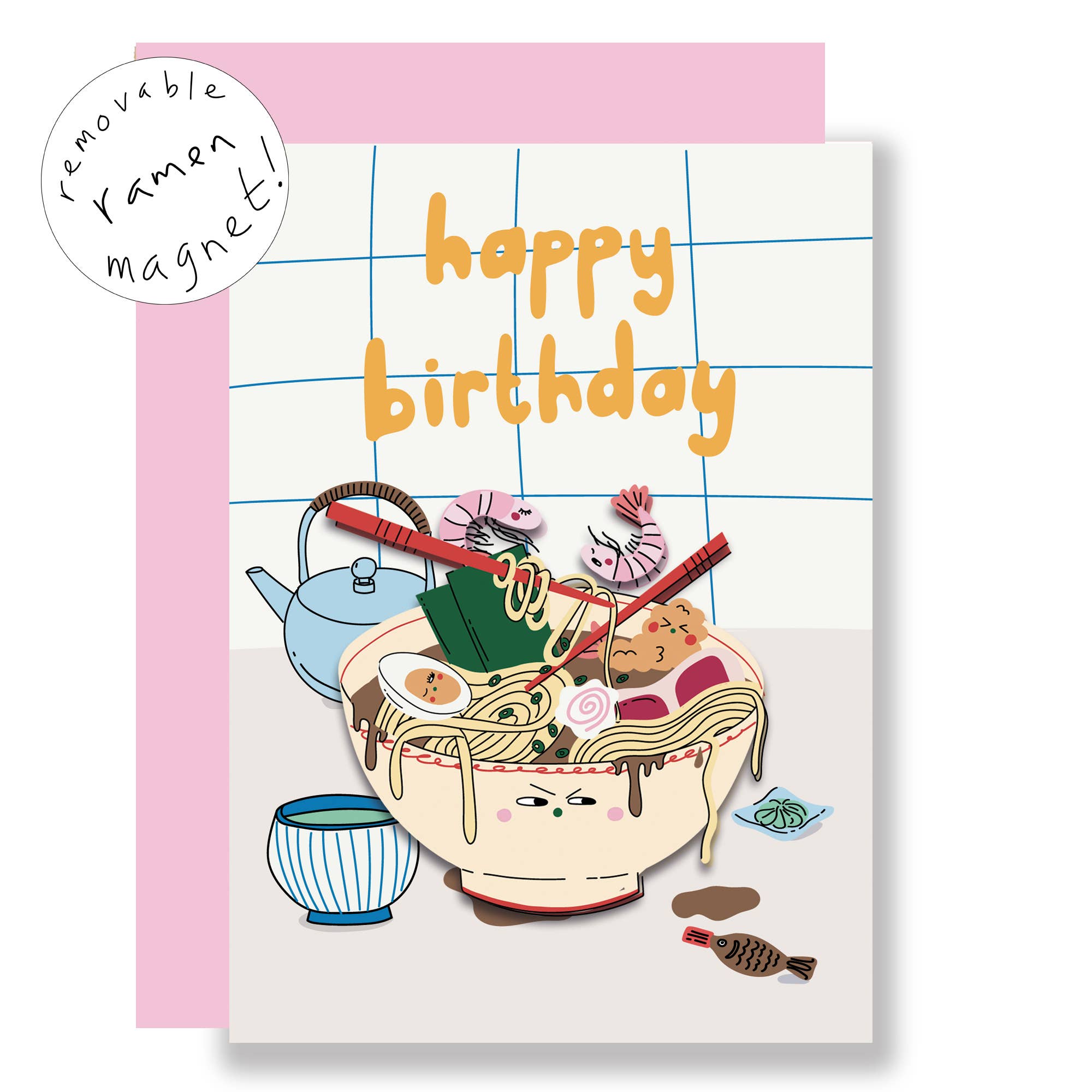 Ramen Magnet Greeting Card – Cissy Wears